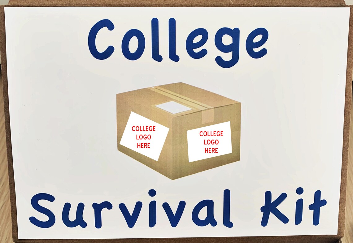 College Survival Kit - Custom College Care Package - College Snack Box ...
