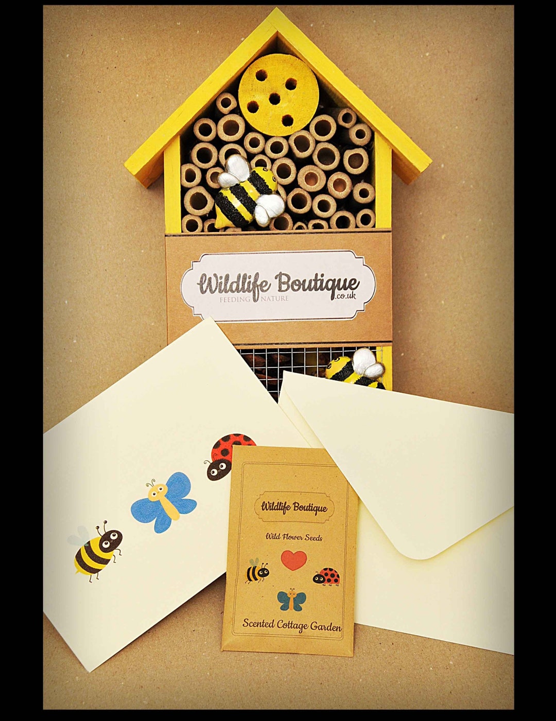 Bumble Bee Bug House Hotel With Wildflower Seed Gift Set Perfect ...