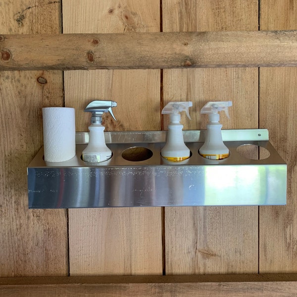 Spray Bottle Storage Rack - Etsy