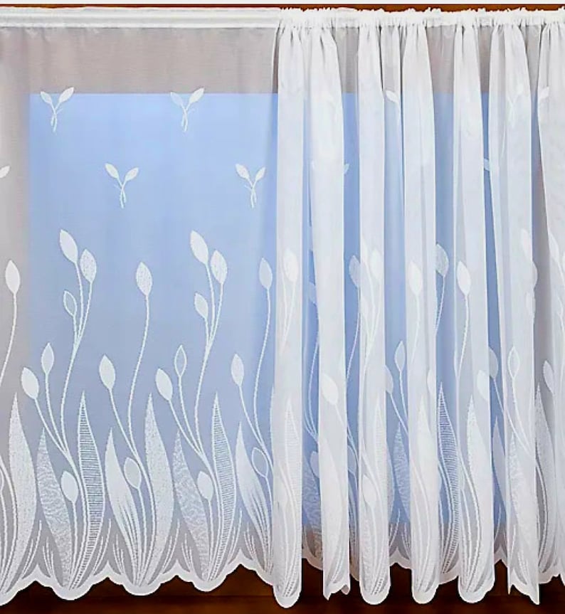 Tulip Lace Net Curtains - Etsy UK