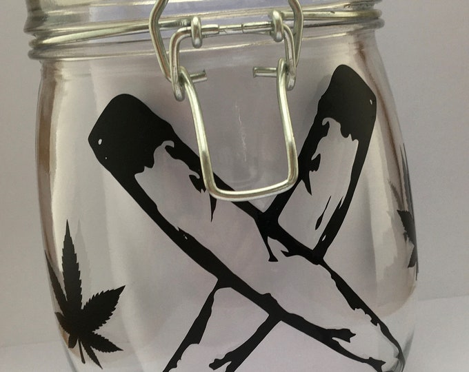 Blunt theme Jar Weed Jar Stoner Jar uk Stoner Gift - Etsy.de