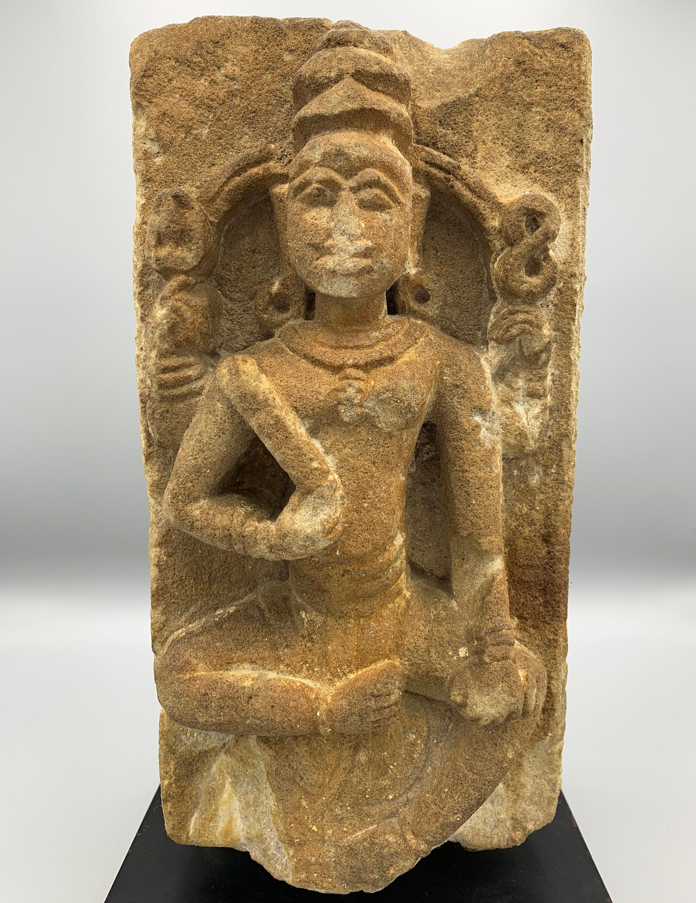 Ancient Indian Shiva; Antique Indian Stone Sculpture; Pre-13th Century ...