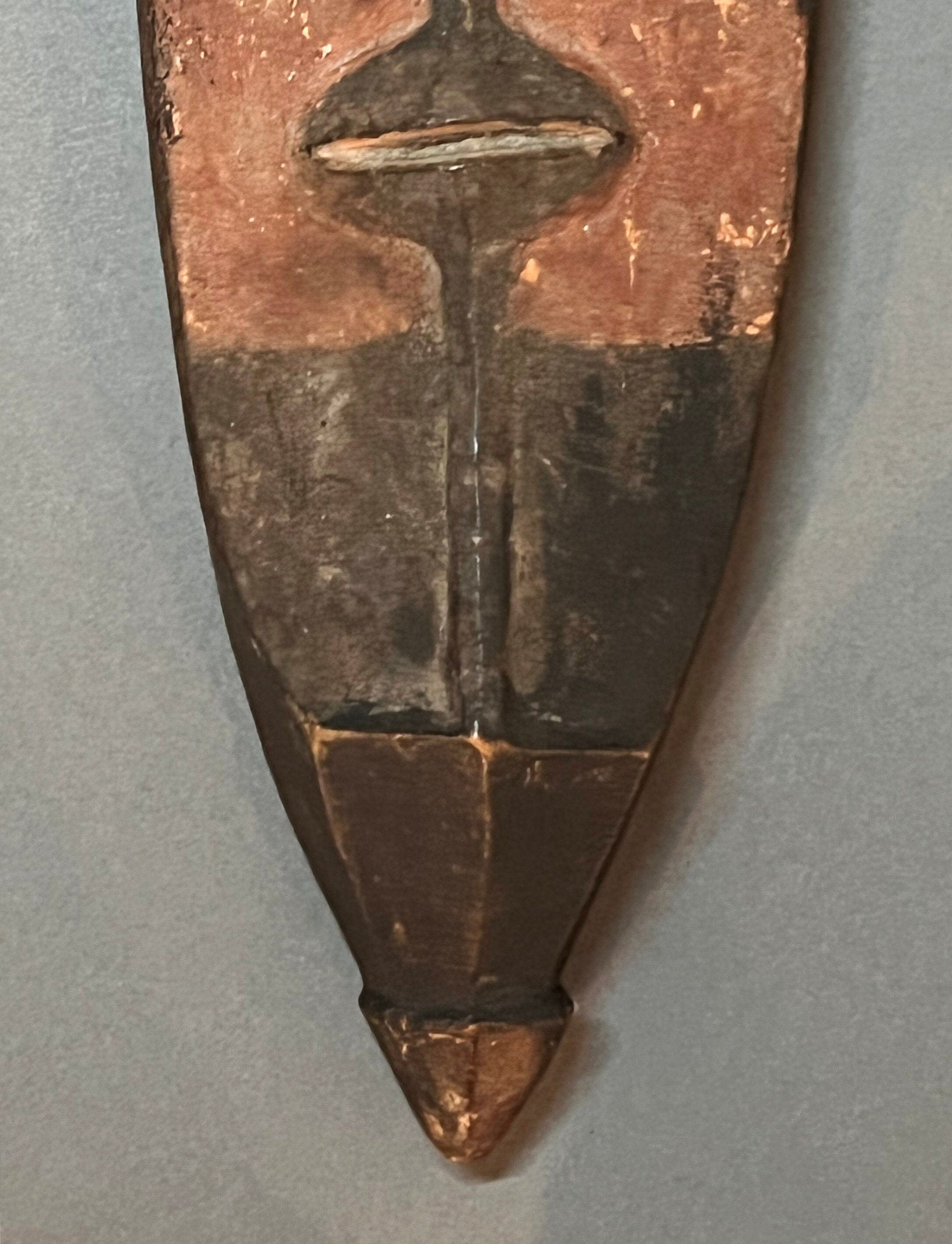 Flute Mask Rao People Papua New Guinea, Antique Tribal Wood Mask Keram ...