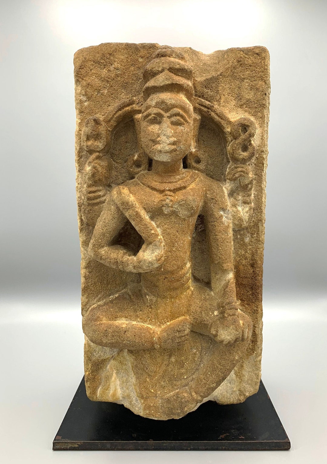 Ancient Indian Shiva; Antique Indian Stone Sculpture; Pre-13th Century ...