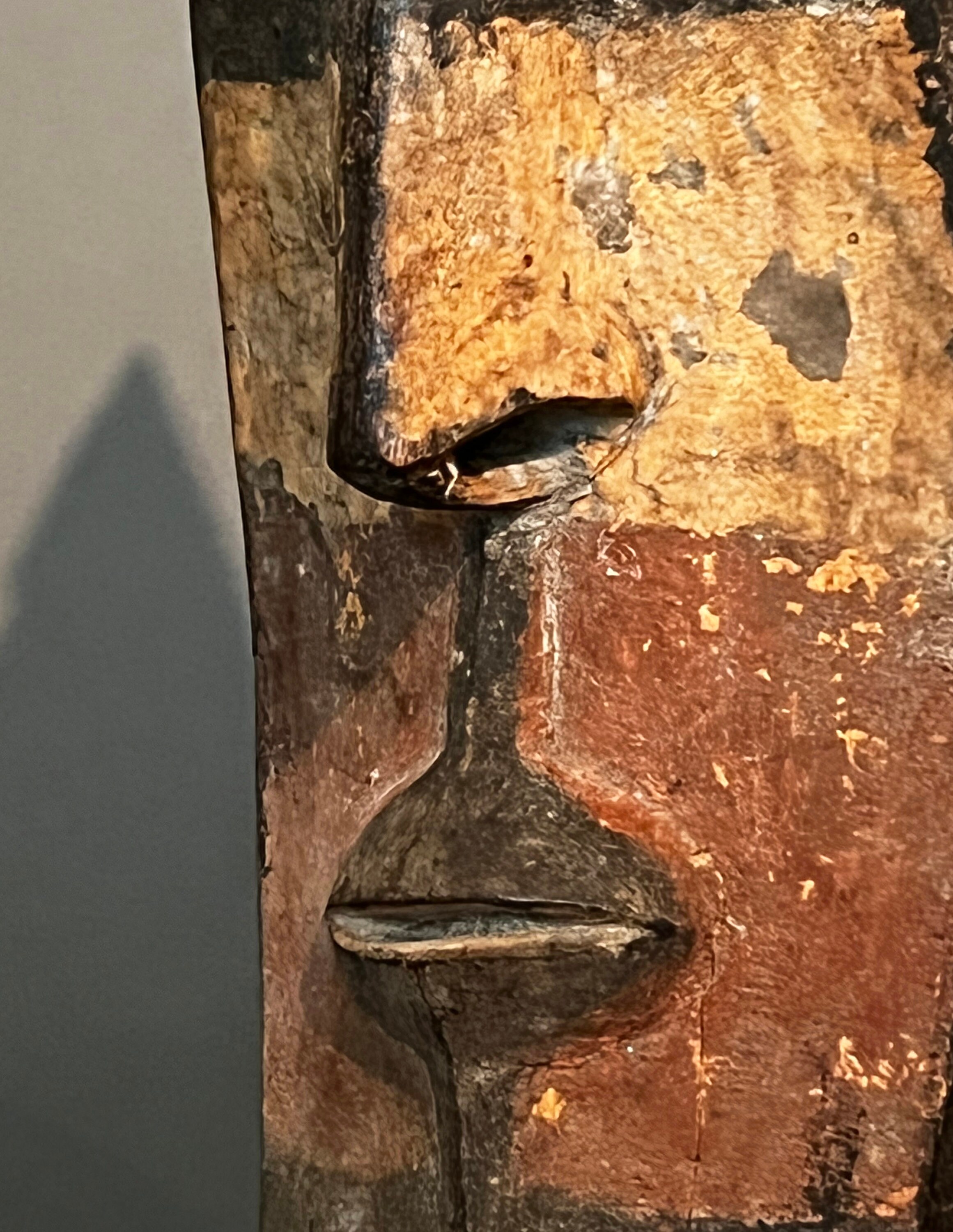 Flute Mask Rao People Papua New Guinea, Antique Tribal Wood Mask Keram ...