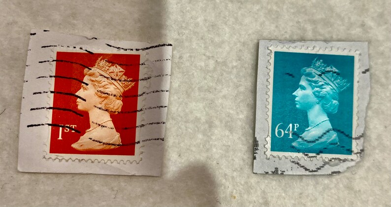 QUEEN ELIZABETH MACHIN Stamps - Etsy