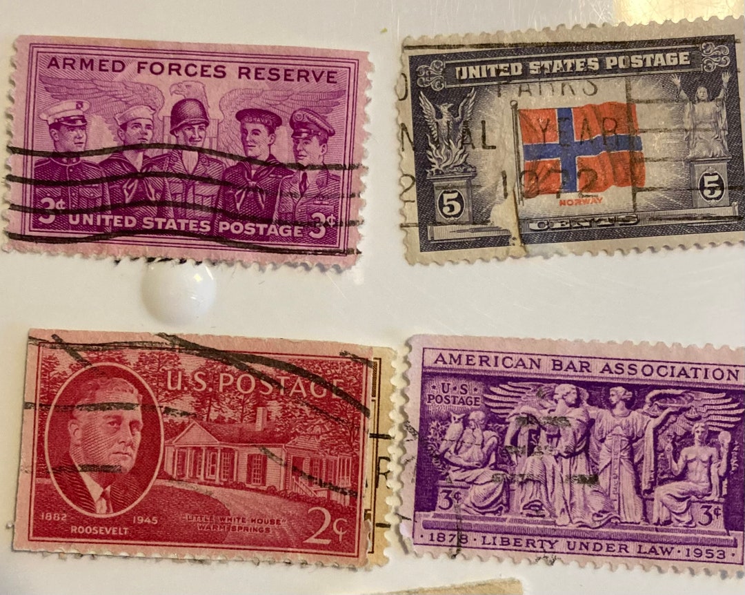 1940s-50s US Stamps Asst - Etsy