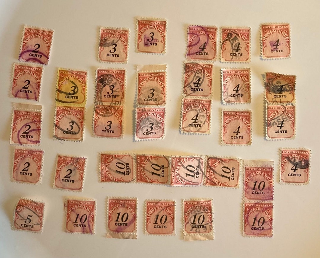 1959 POSTAGE DUE 34 Stamps - Etsy