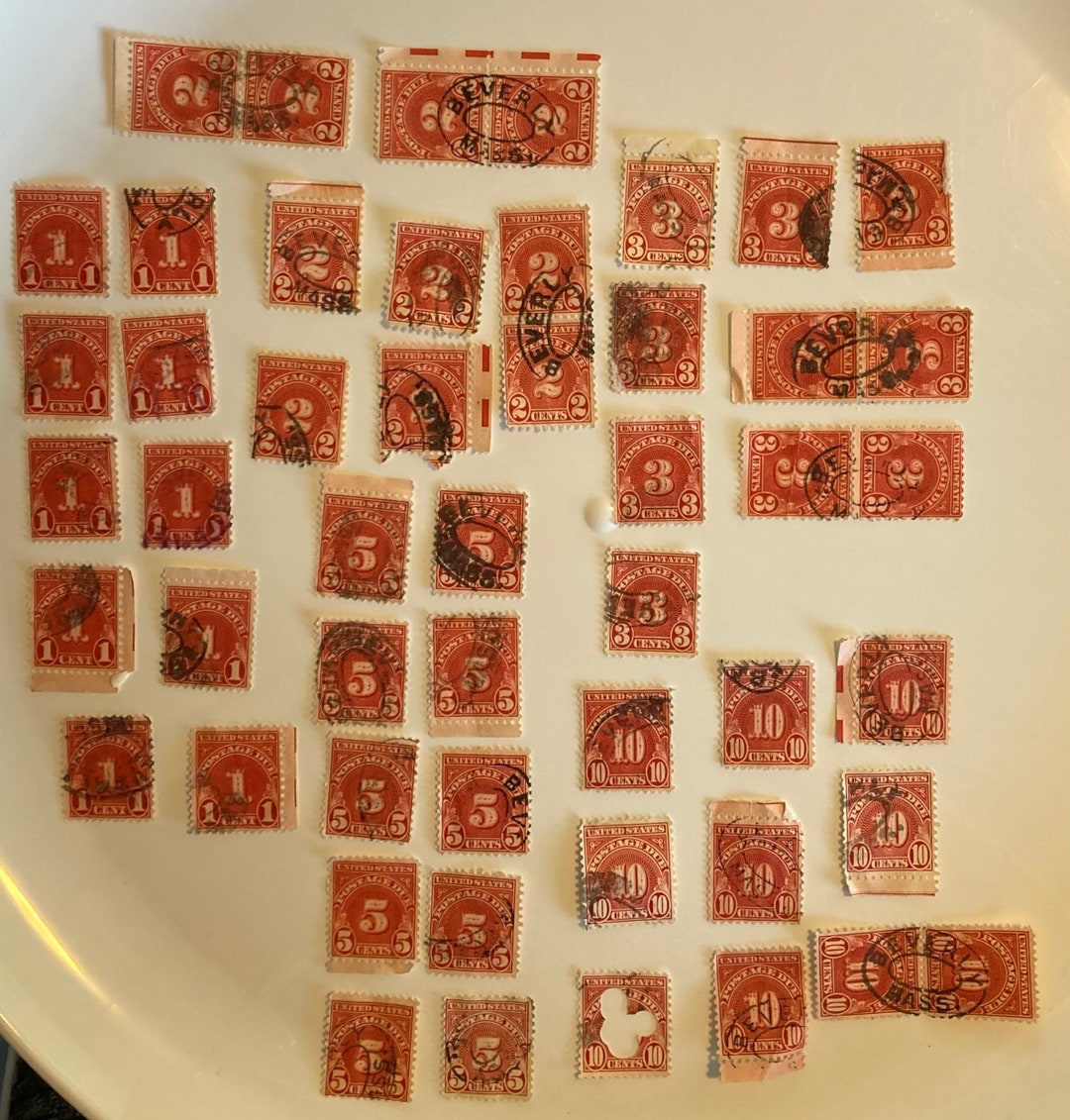 50 Assorted 1930 POSTAGE DUE Stamps - Etsy