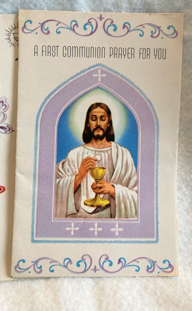 VINTAGE COMMUNION Cards 1960s - Etsy