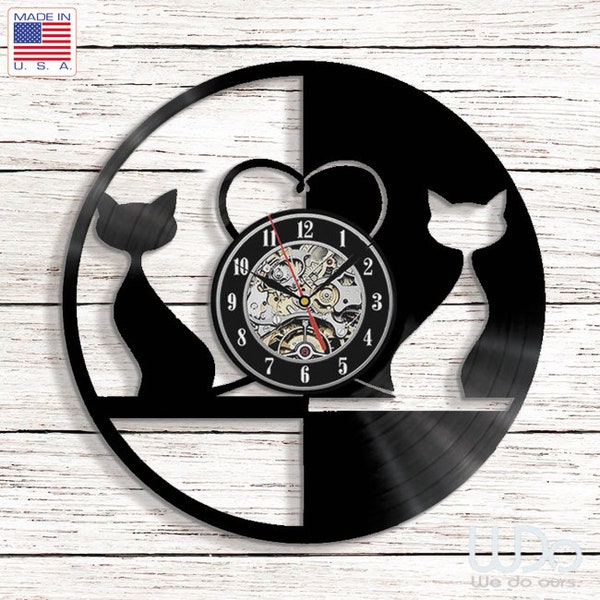 Vinyl Record Clock - Etsy