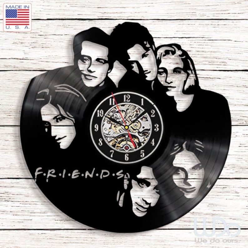 12" Friends Rachel Ross Joey Monica Chandler Phoebe Vinyl Records Wall ...