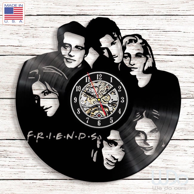 12" Friends Rachel Ross Joey Monica Chandler Phoebe Vinyl Records Wall ...