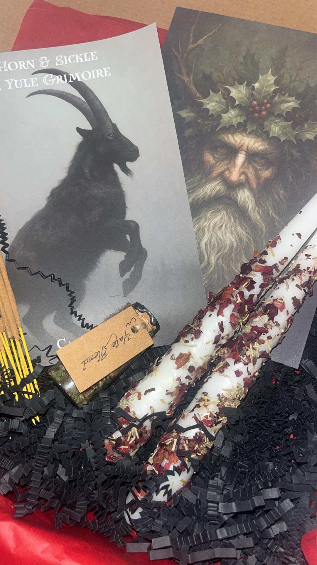 Horn & Sickle - A Yule Witch Box - Etsy