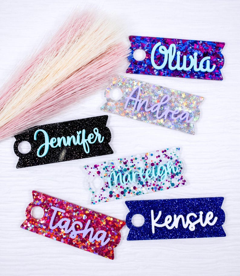 Personalized Stanley Name Plate, Stanley Name Tag, Acrylic Lid Topper ...