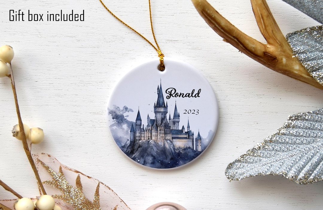 Magical Castle Christmas Ornament/wizard Fan Gift/wizardry Castle ...