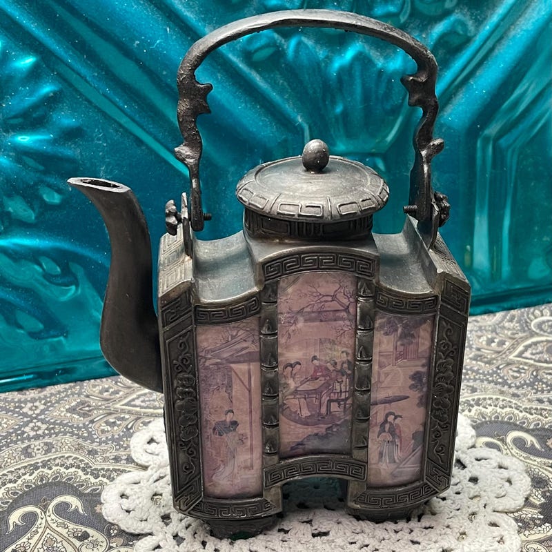 Antique Pewter Tea Pots - Etsy