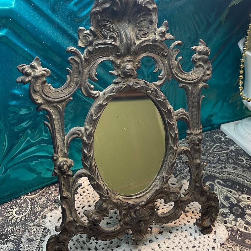 Antique Standing Mirror - Etsy