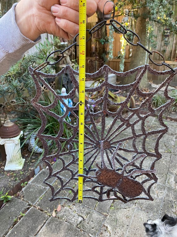 Metal Spider Web Art