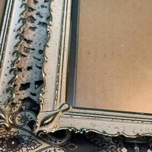 Vintage Ornate Metal Photo Frame With Painted Trim Set of 2 Not ...