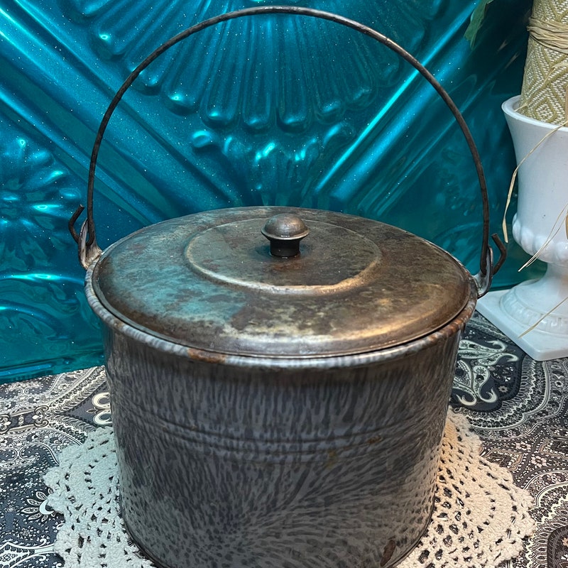 Enamel Bucket - Etsy