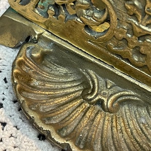 Vintage Ornate Victorian Style Brass Double Letter Holder With Stamp ...