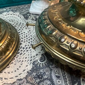 Vintage Ornate Brass Tilting Tipping Teapot With Stand and Burner ...
