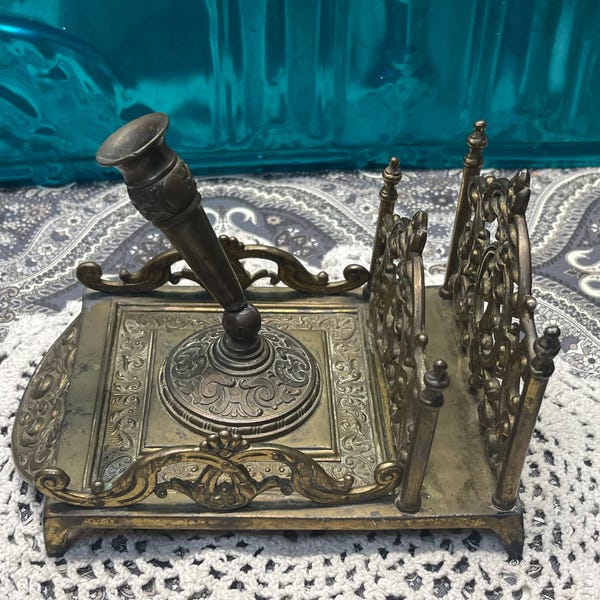 Brass Letter Holder - Etsy