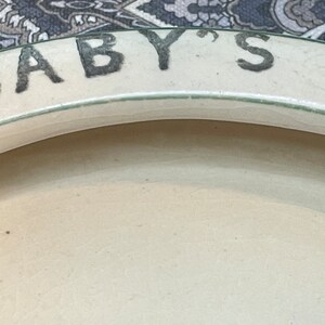 Antique 1920s Pottery Baby Plate Some Wear to the Paint - Etsy
