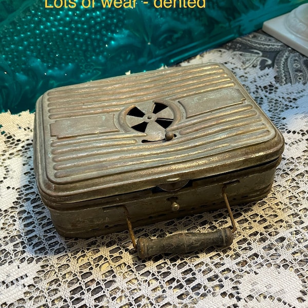 Antique French Bed Warmer - Etsy