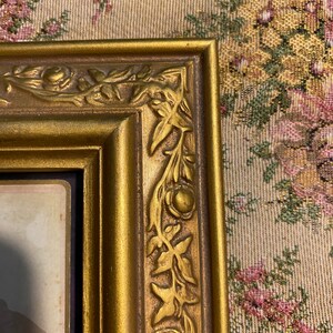 Antique Victorian Photo Card in Small Vintage Frame - Etsy