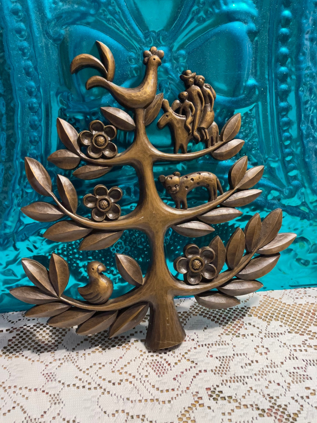 Vintage Plastic Tree of Life Wall Decor - Etsy