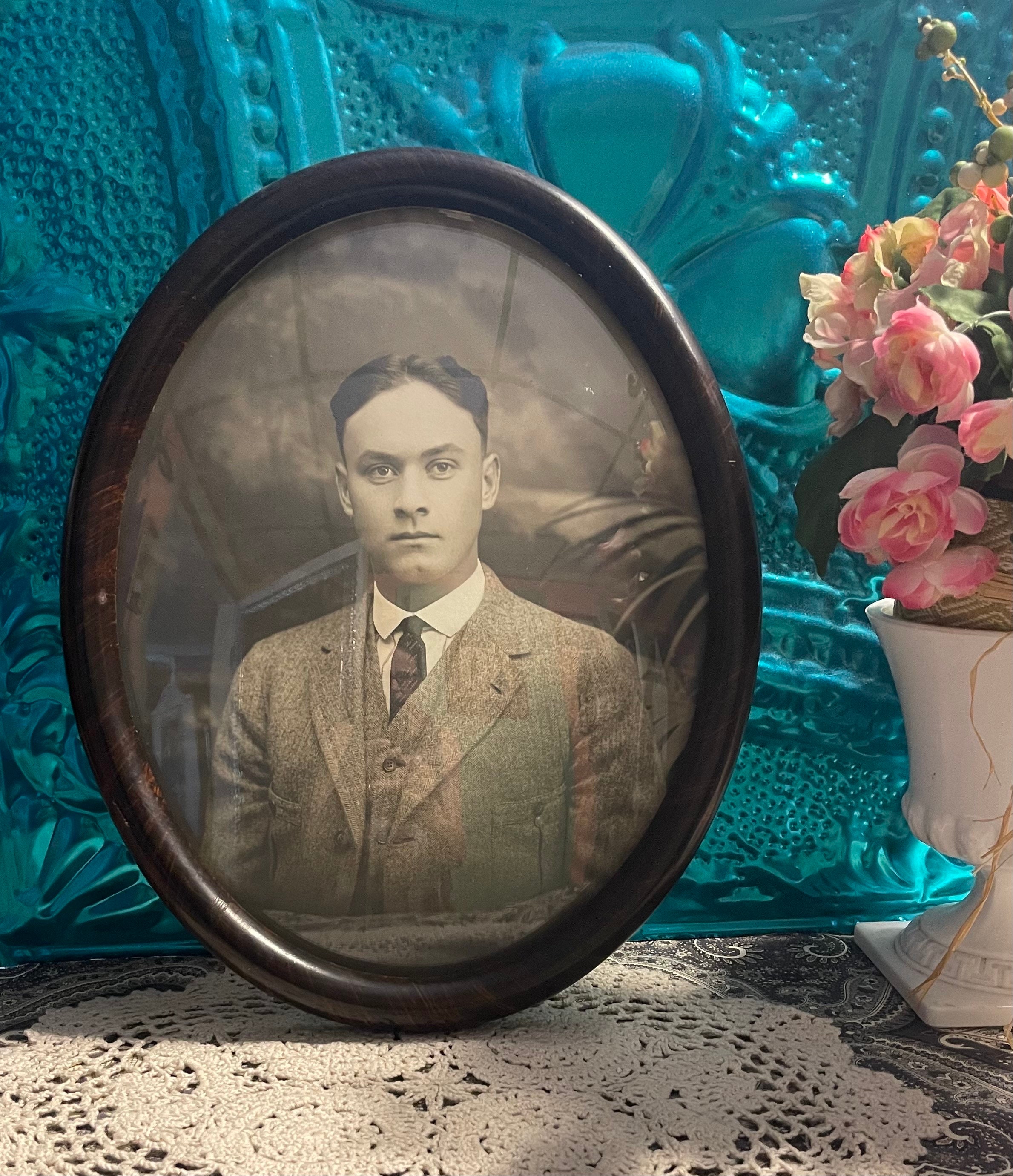 Oval Bubble Picture Frames With Glass