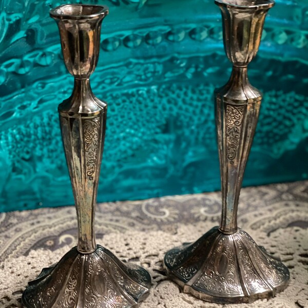 Ornate Candlesticks - Etsy