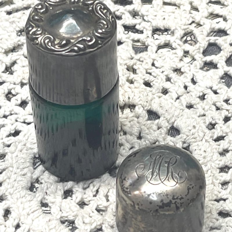 Sterling Lid Scent Bottle - Etsy