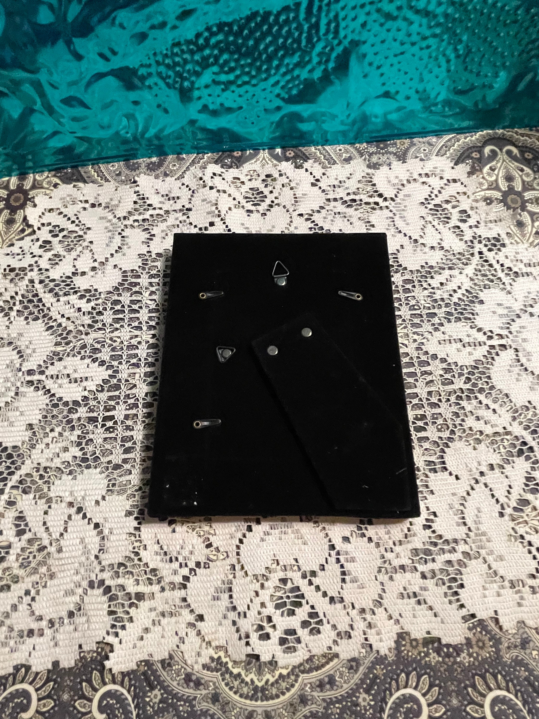 Antique Victorian Photo Card in Vintage Gold Plastic Frame | Etsy