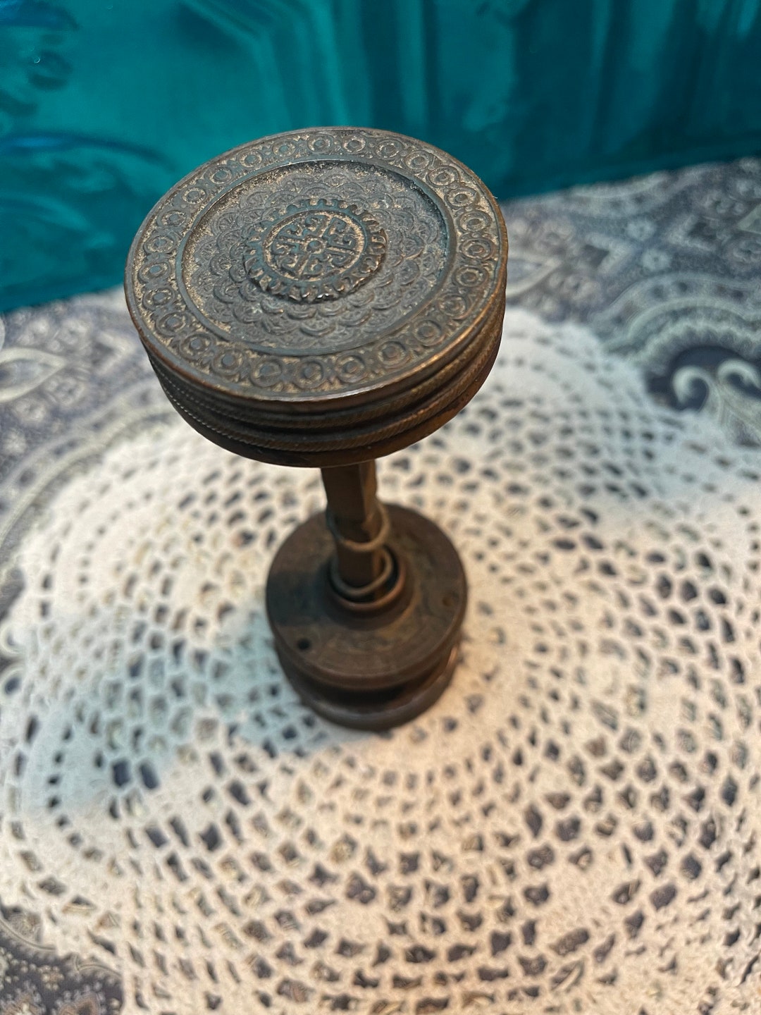 Antique Ornate Gothic Style Door Knobs - Hardware-architectural Salvage ...