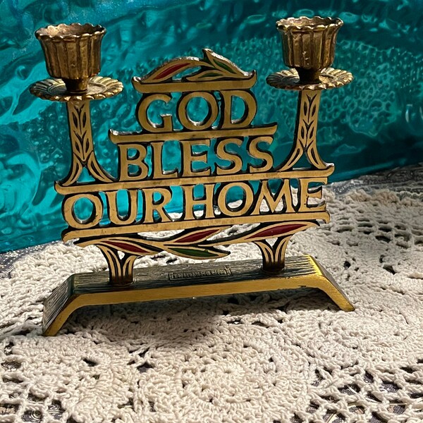 Religious Candle Holder - Etsy