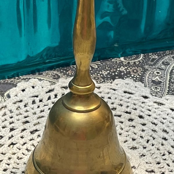 Brass Dinner Bell - Etsy