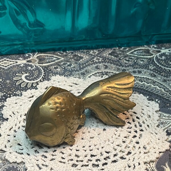 Brass Fish - Etsy