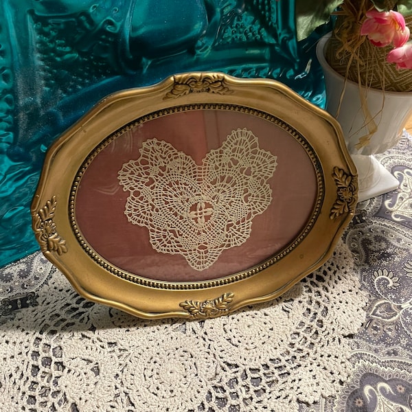 Vintage Lace Frame - Etsy