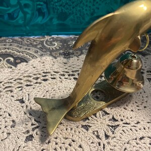 Vintage Brass Dolphin Bell Gong - Missing Mallet - Etsy