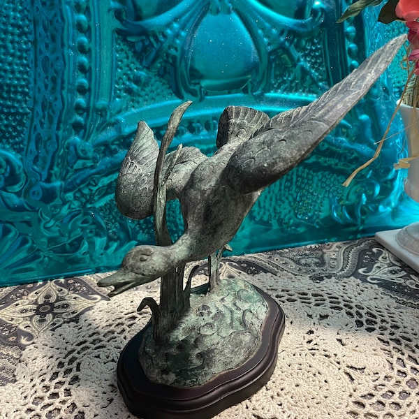 Metal Goose Sculpture - Etsy