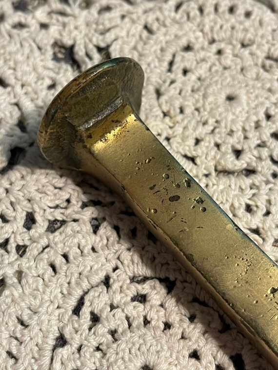 Home & Living Solid Brass Railroad Spike Paperweight Paperweights etna ...