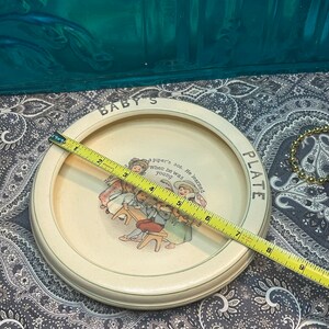 Antique 1920s Pottery Baby Plate Some Wear to the Paint - Etsy