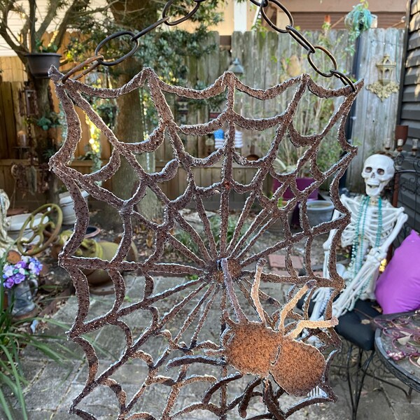 Spider Metal Sculpture - Etsy