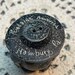 Vintage Small Pan Shaped Cast Iron Ashtray and Clearly Aged Salt and ...
