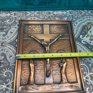 Vintage Heavy Religious - Jesus Copper Wall Hanging - Etsy