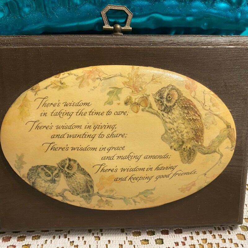 Owl Wall Plaque - Etsy