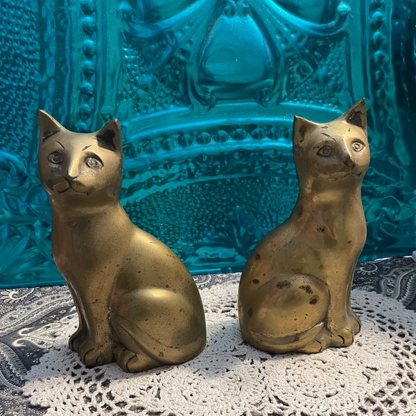 Cat Bookends - Etsy